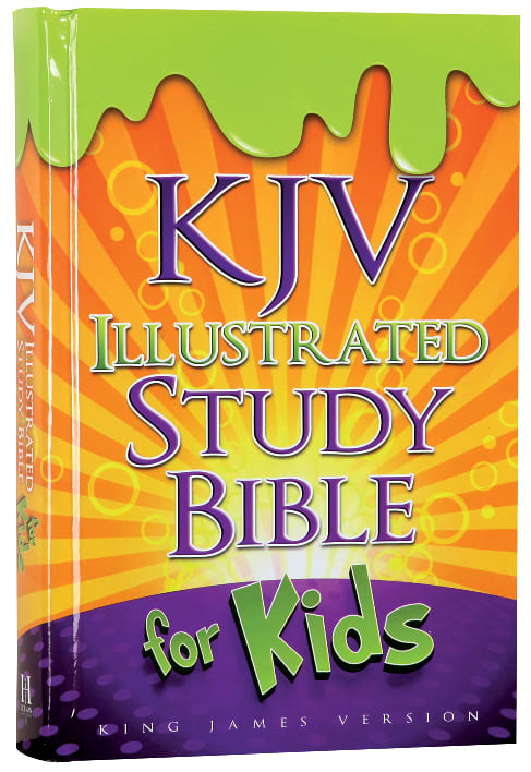 KJV Illustrated Study Bible For Kids (Orange) | Koorong