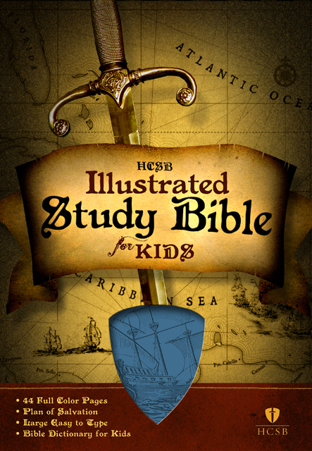 HCSB Illustrated Study Bible For Kids (Boy) | Koorong