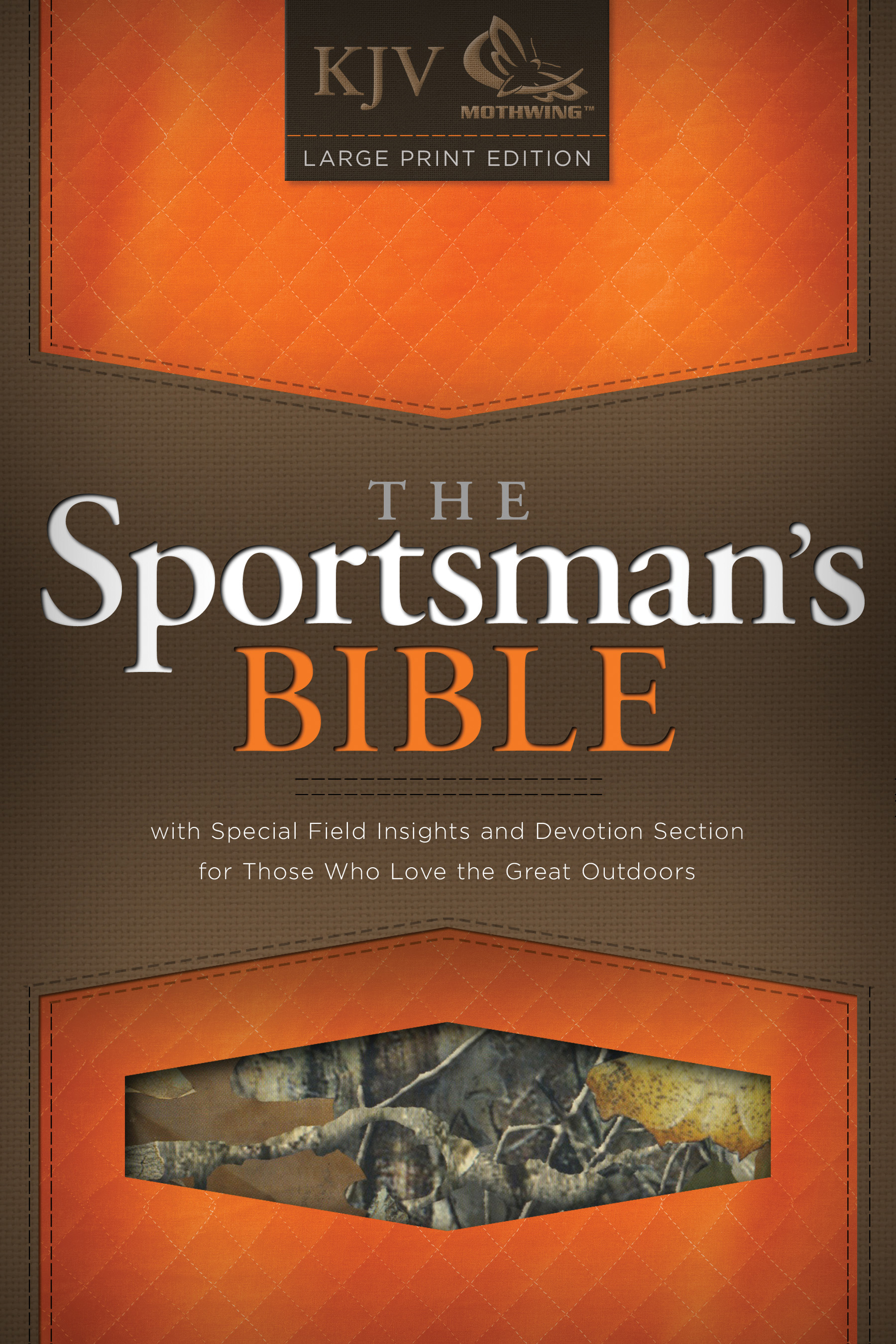 KJV Large Print Sportsman's Bible Mothwing Camouflage | Koorong