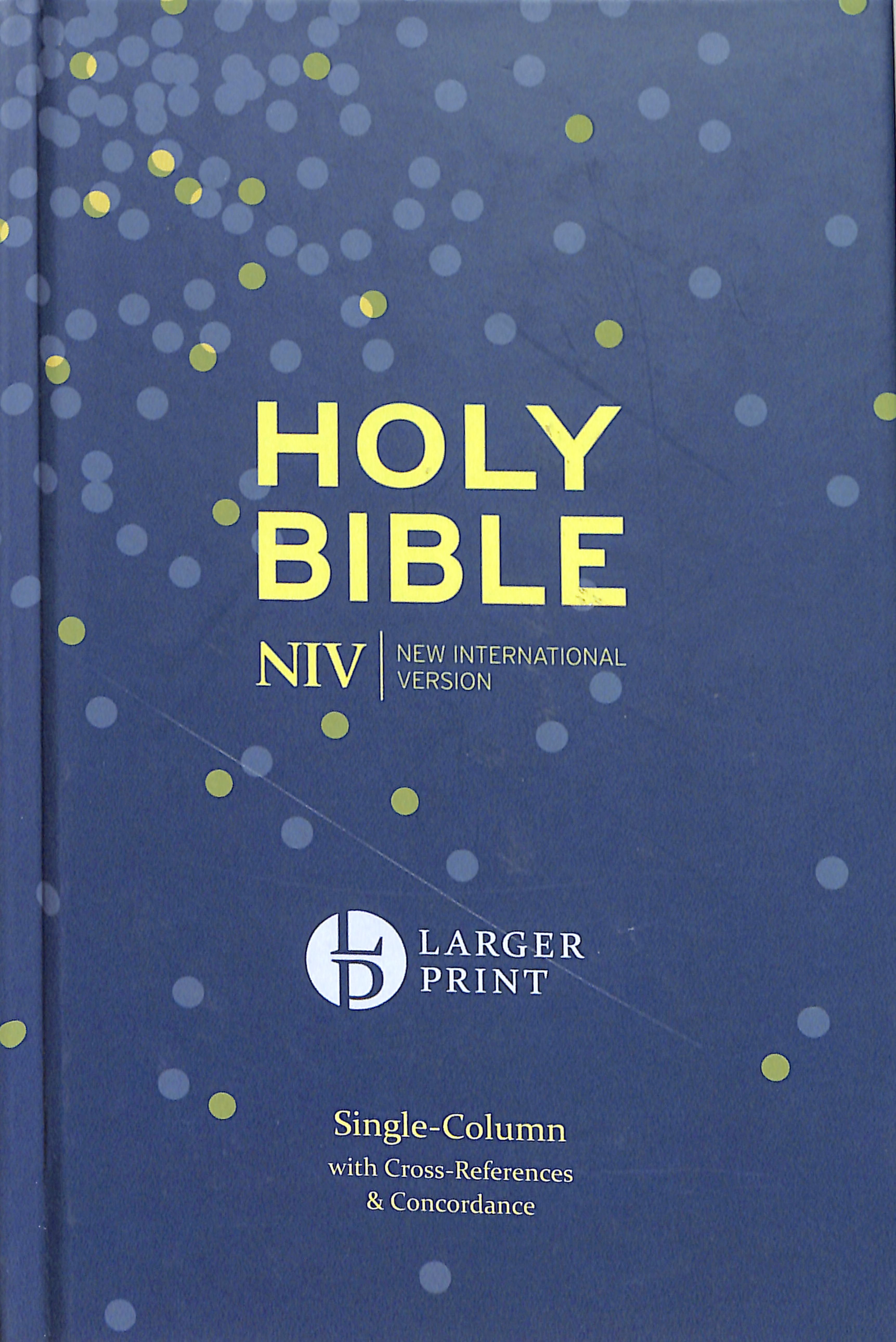 NIV Larger Print Compact Single Column Reference Bible | Koorong