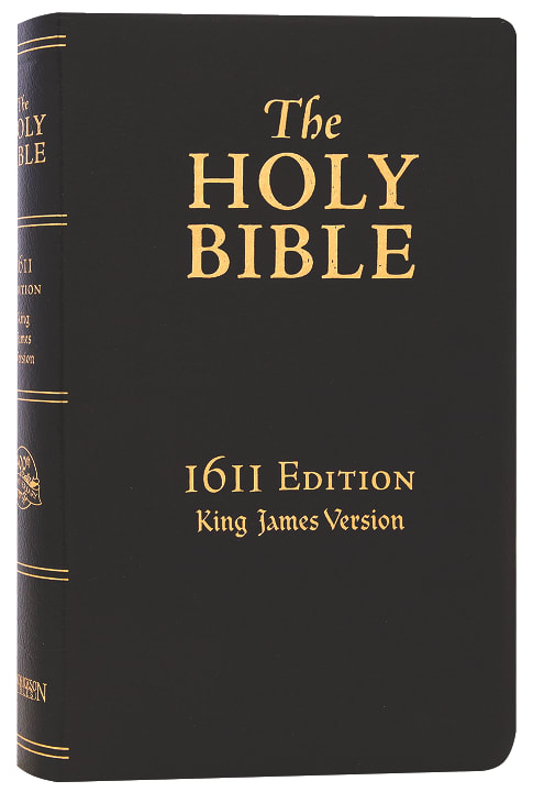 KJV Holy Bible 1611 Edition Black Includes Apocrypha | Koorong