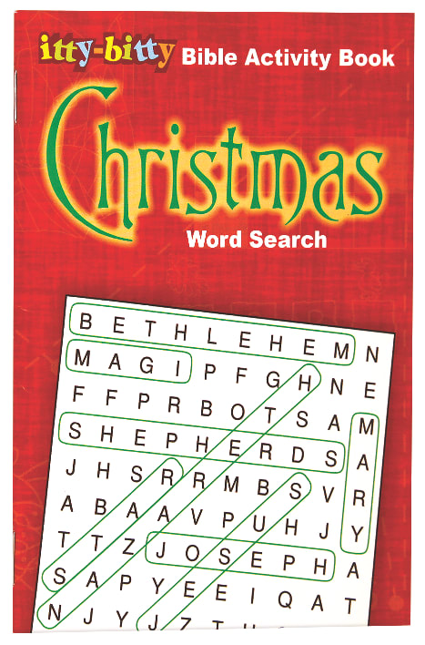 Activity Book Christmas Word Search (Itty Bitty Bible Series) | Koorong