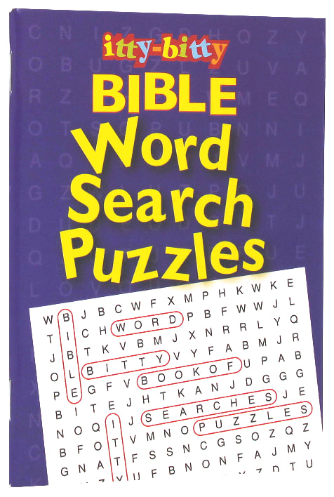 Activity Book Word Search Puzzles (Itty Bitty Bible Series) | Koorong