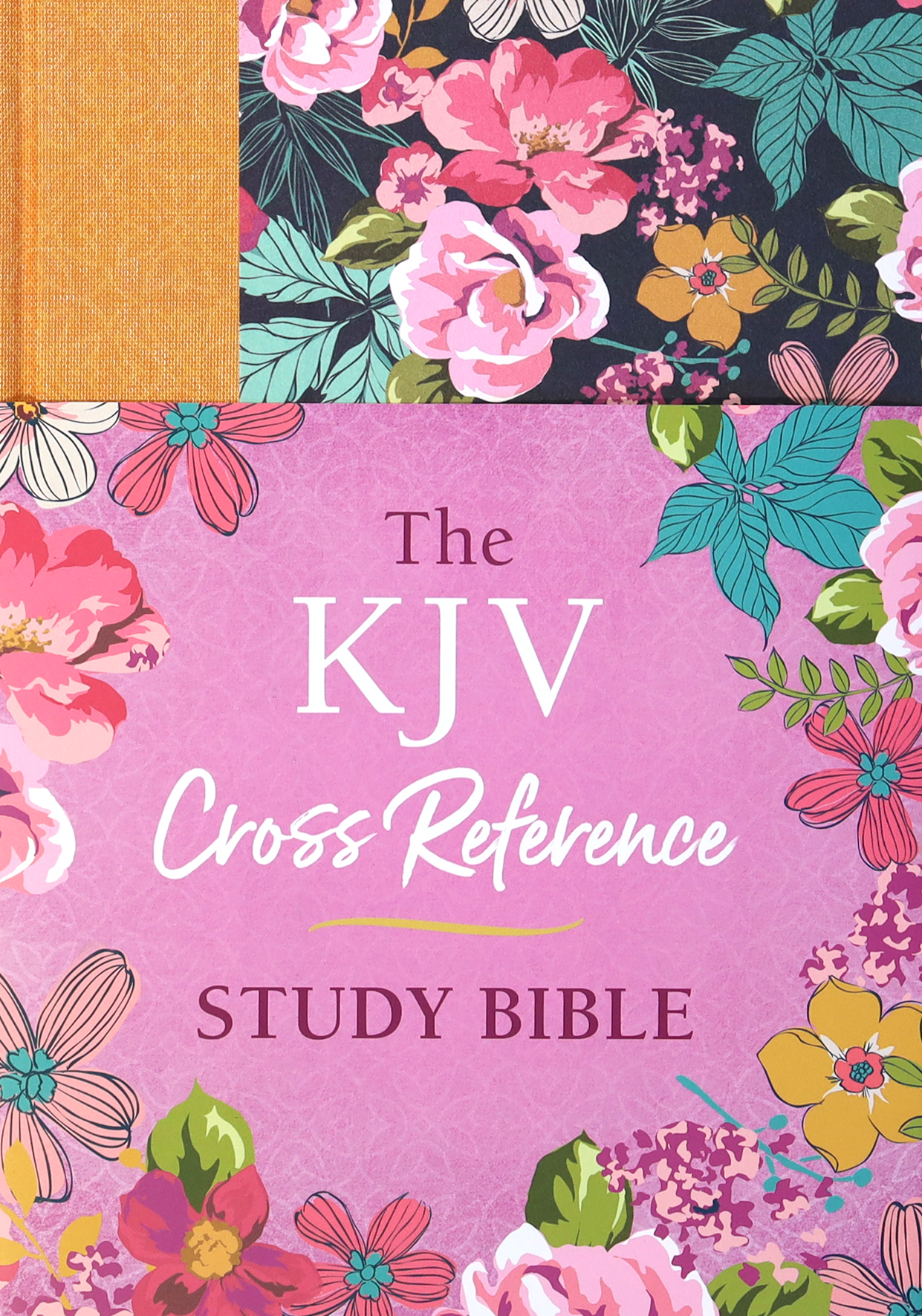 KJV Cross Reference Study Bible Marmalade Blossoms (Red Letter Edition ...