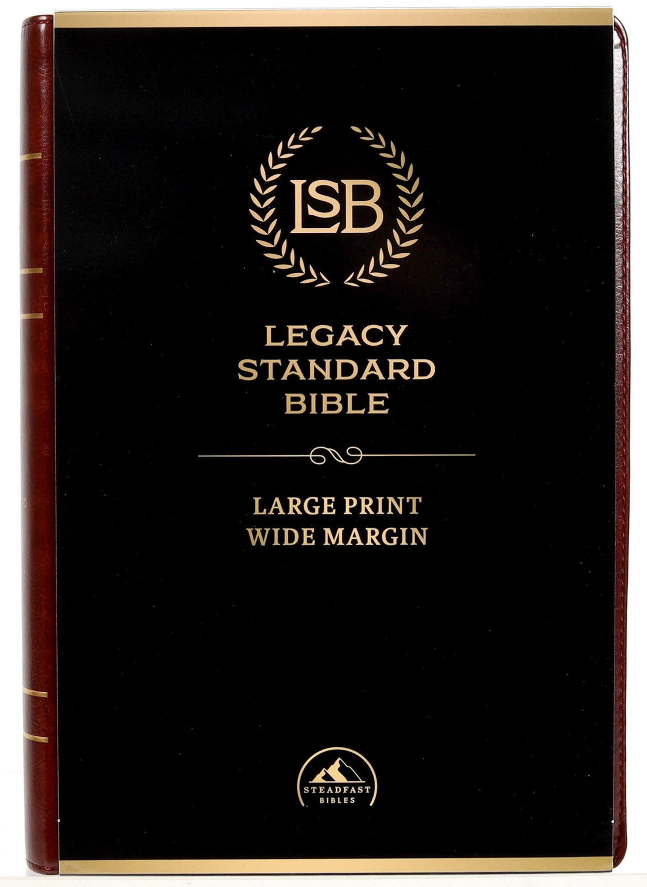 Lsb Legacy Standard Bible Large Print Wide Margin Bible Reddish-Brown ...