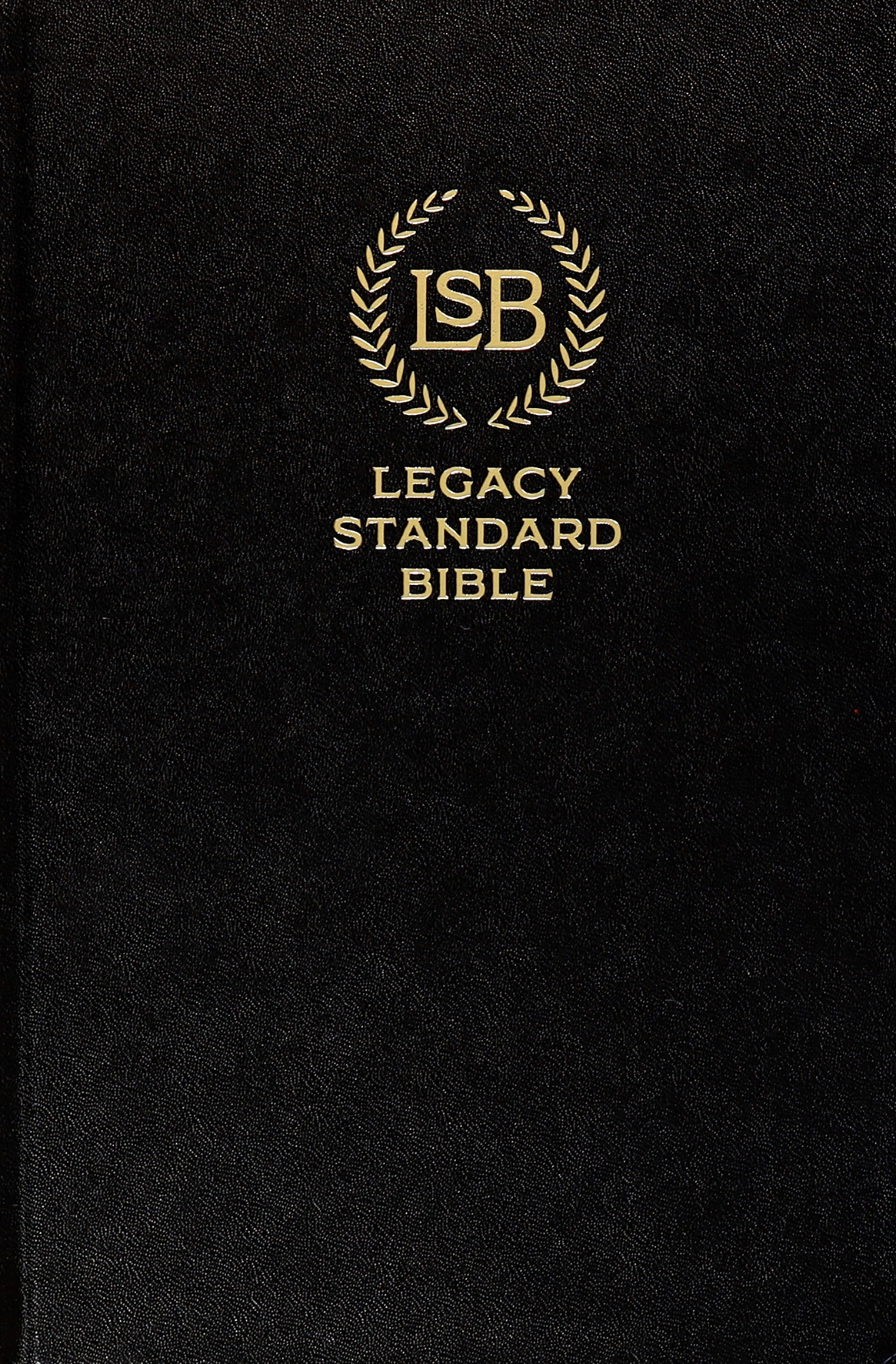Lsb Legacy Standard Bible Single Column Black (Black Letter Edition ...