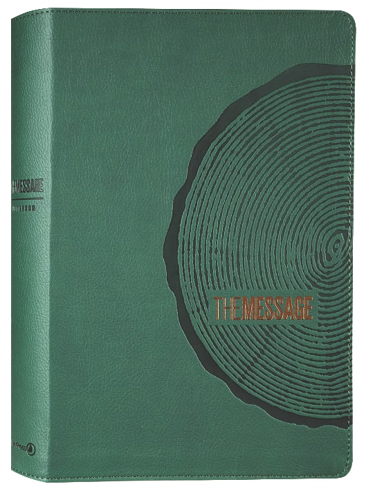 The Message Deluxe Gift Bible Large Print Green | Koorong