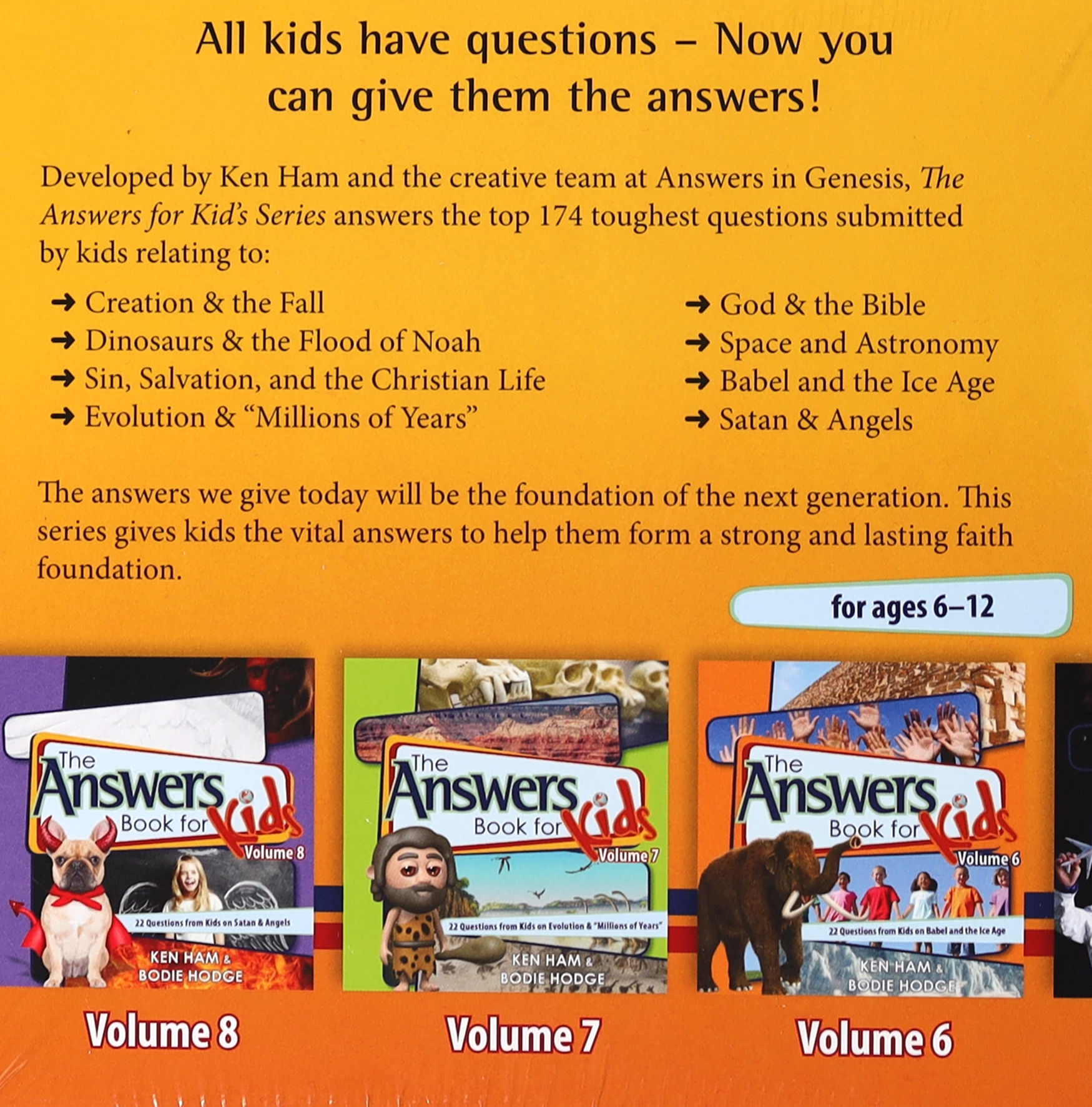 Answers Books For Kids Box Set (Vol 1-8) | Koorong