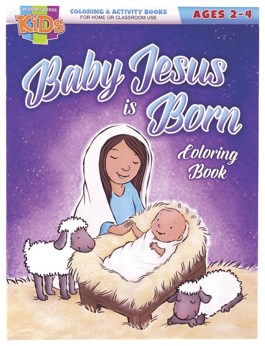 Baby Jesus is Born Coloring Book (Ages 2-4) (Warner Press Colouring ...
