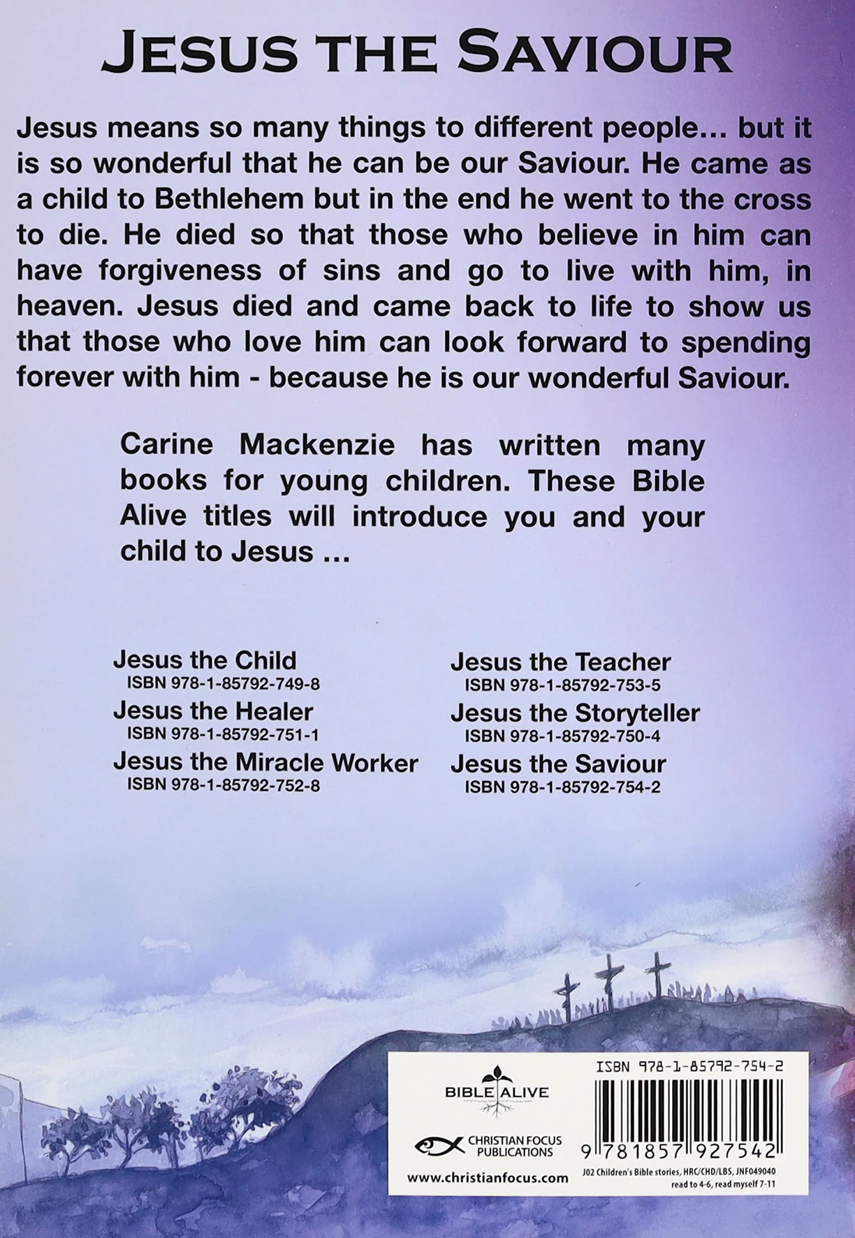 Jesus the Saviour (Bible Alive Series) | Koorong