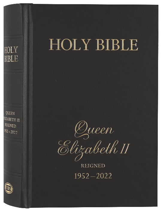 KJV Queen Elizabeth II Commemorative Bible Black (Black Letter Edition ...