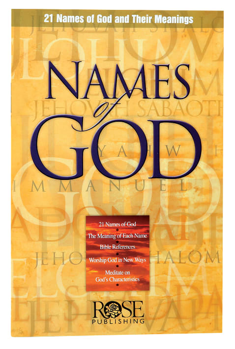 Names of God (Rose Guide Series) | Koorong
