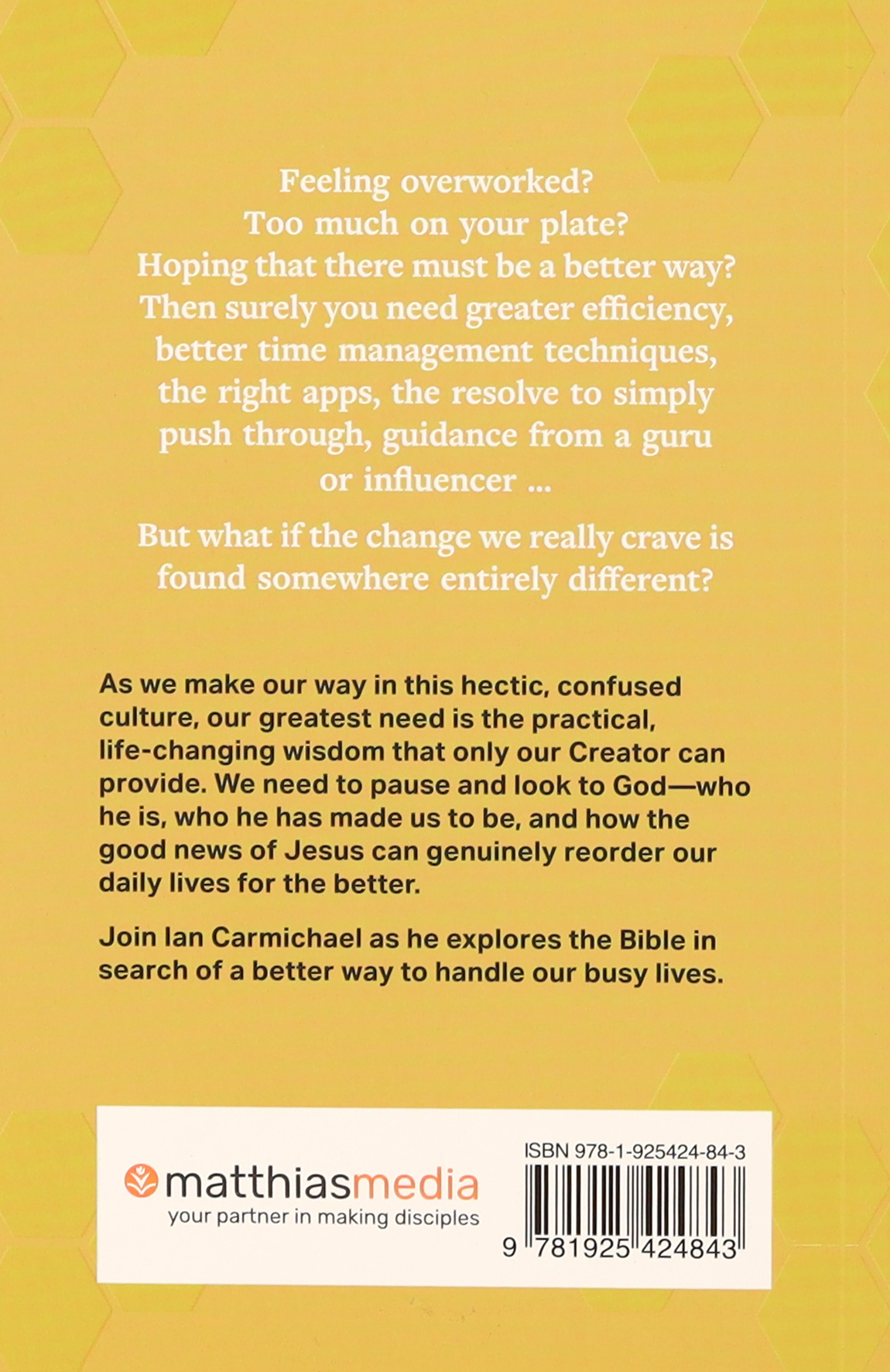 Busy: Tackling the Problem of An Overloaded Christian Life | Koorong