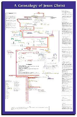 Genealogy of Jesus Christ Wall Chart Unlaminated (Extra Large) | Koorong