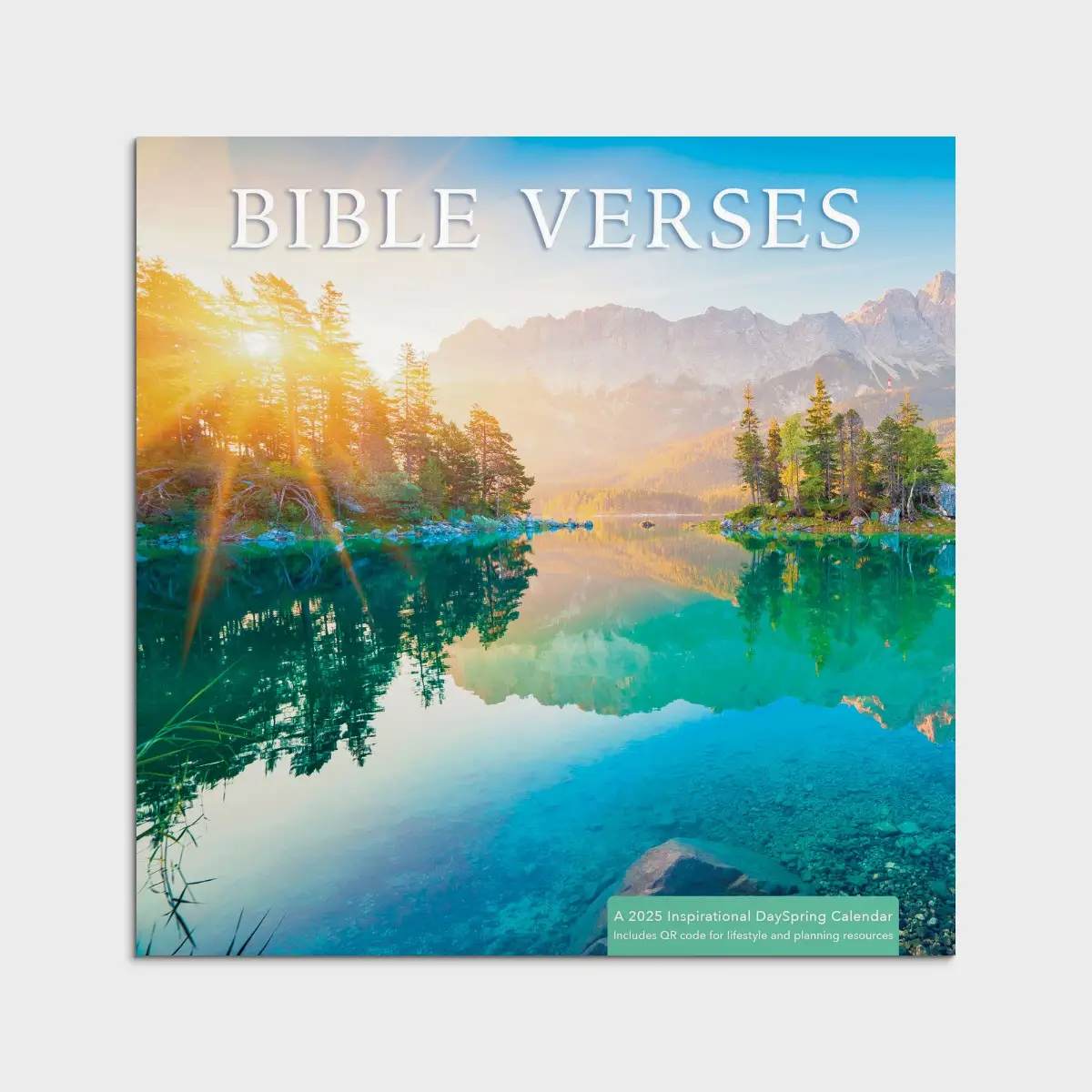 2025 Wall Calendar: Bible Verses, Lake | Koorong