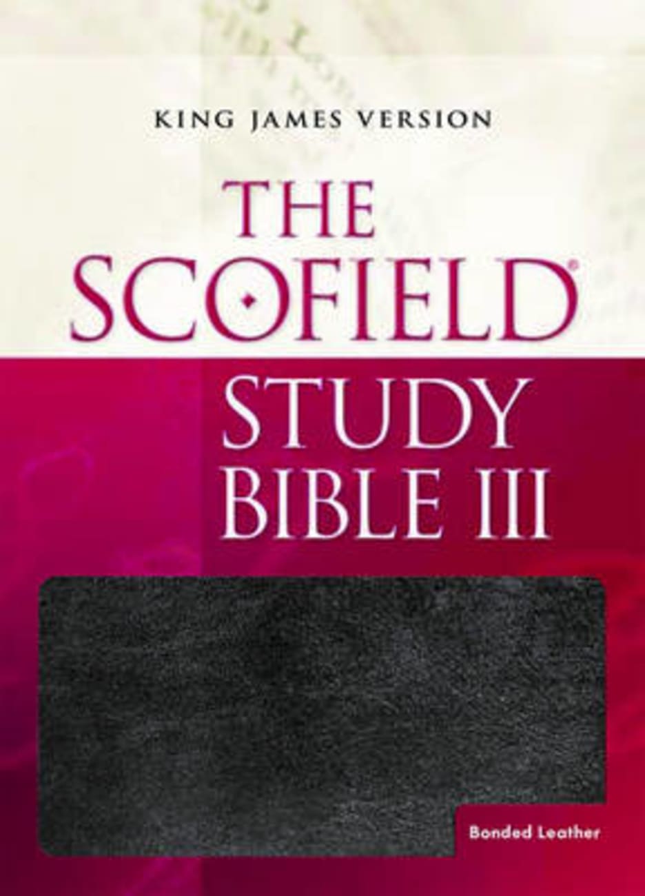 KJV Scofield Study Bible Thumb Indexed (Red Letter Edition) (Third ...