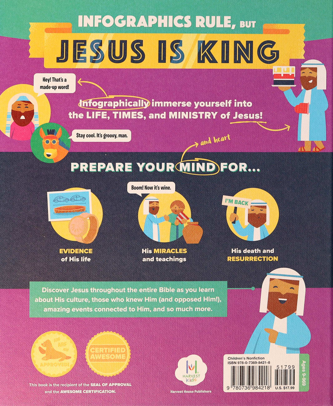 Bible Infographics For Kids Epic Guide to Jesus by House Harvest | Koorong