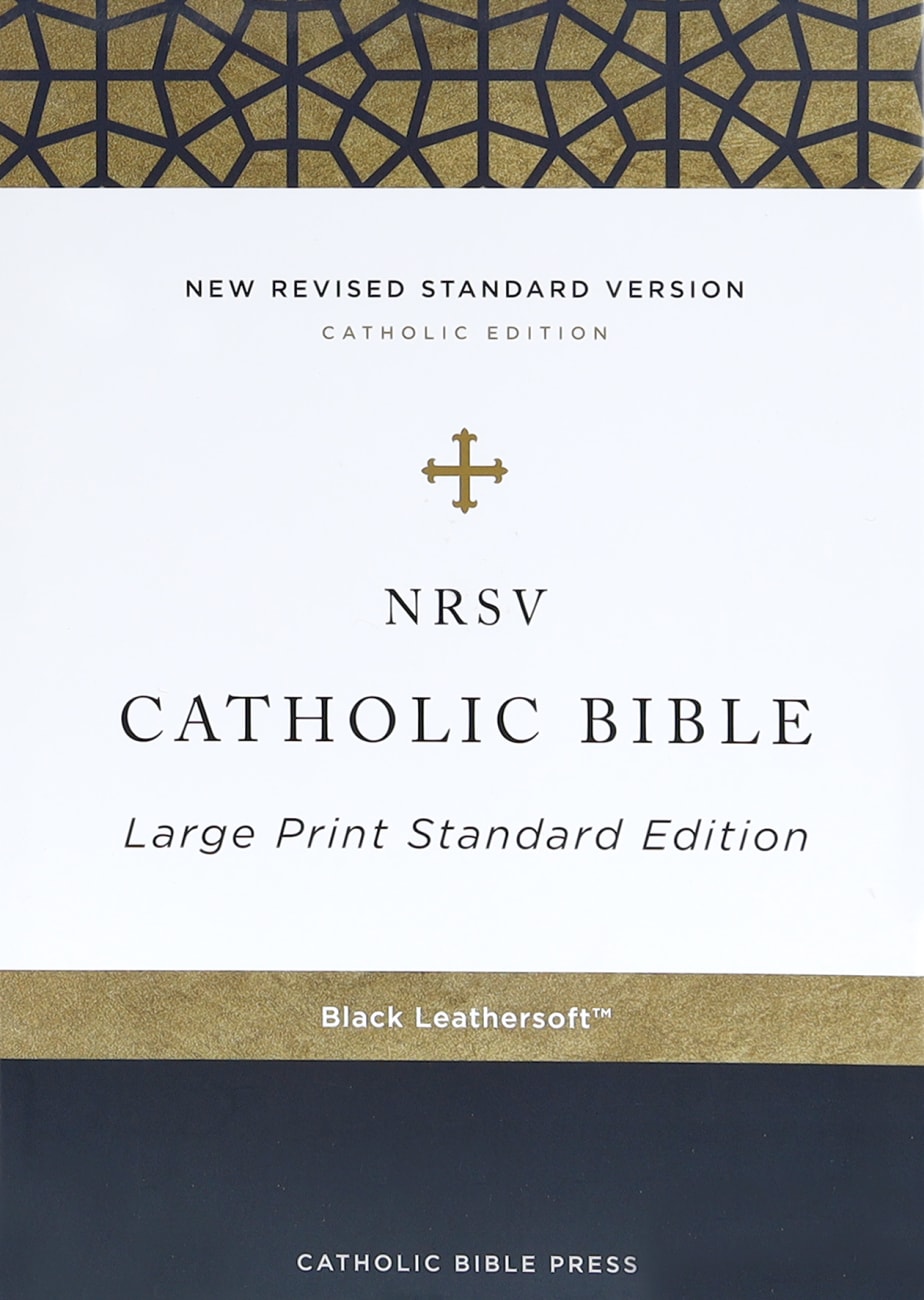 NRSV Catholic Bible Large Print Black | Koorong