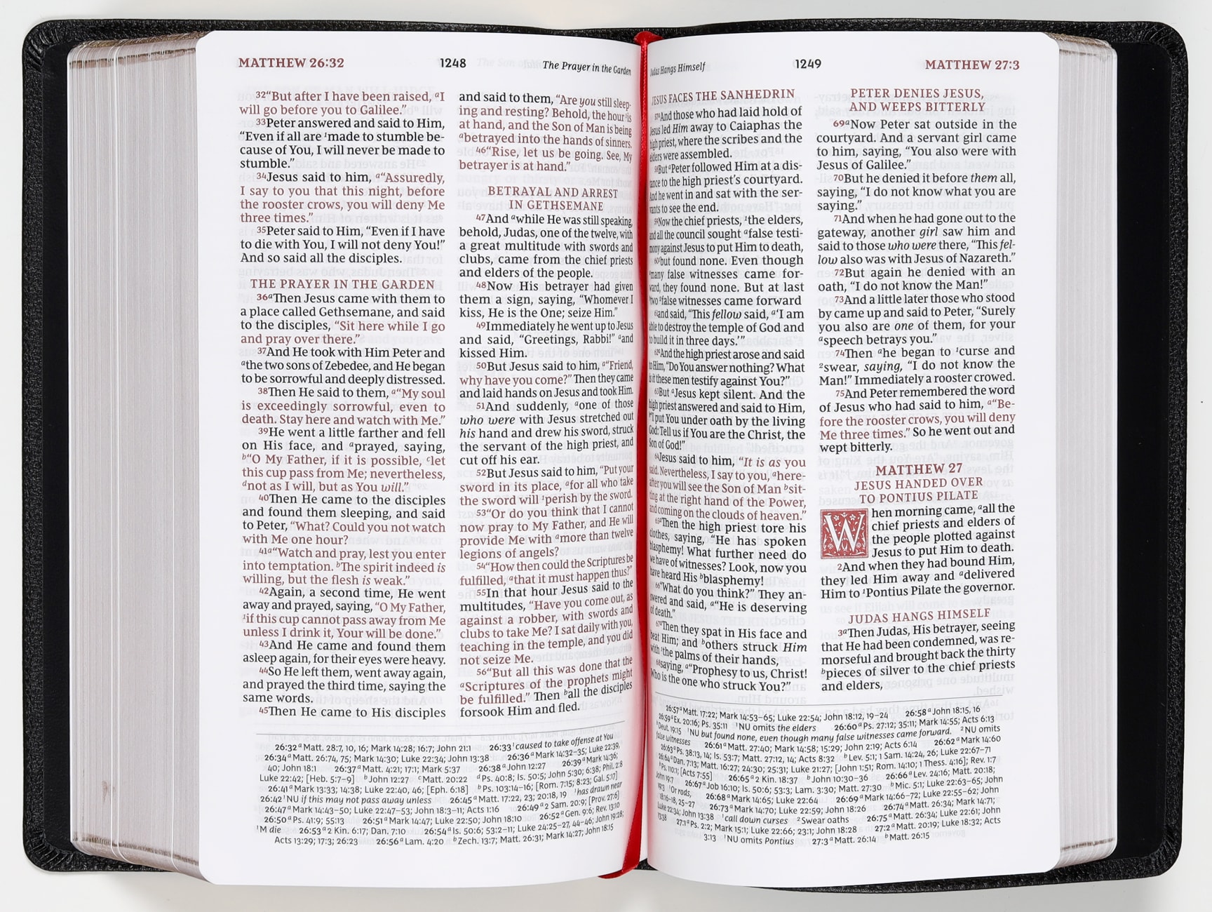 NKJV Personal Size Reference Bible Sovereign Collection Black (Red Letter Edition) by Thomas ...