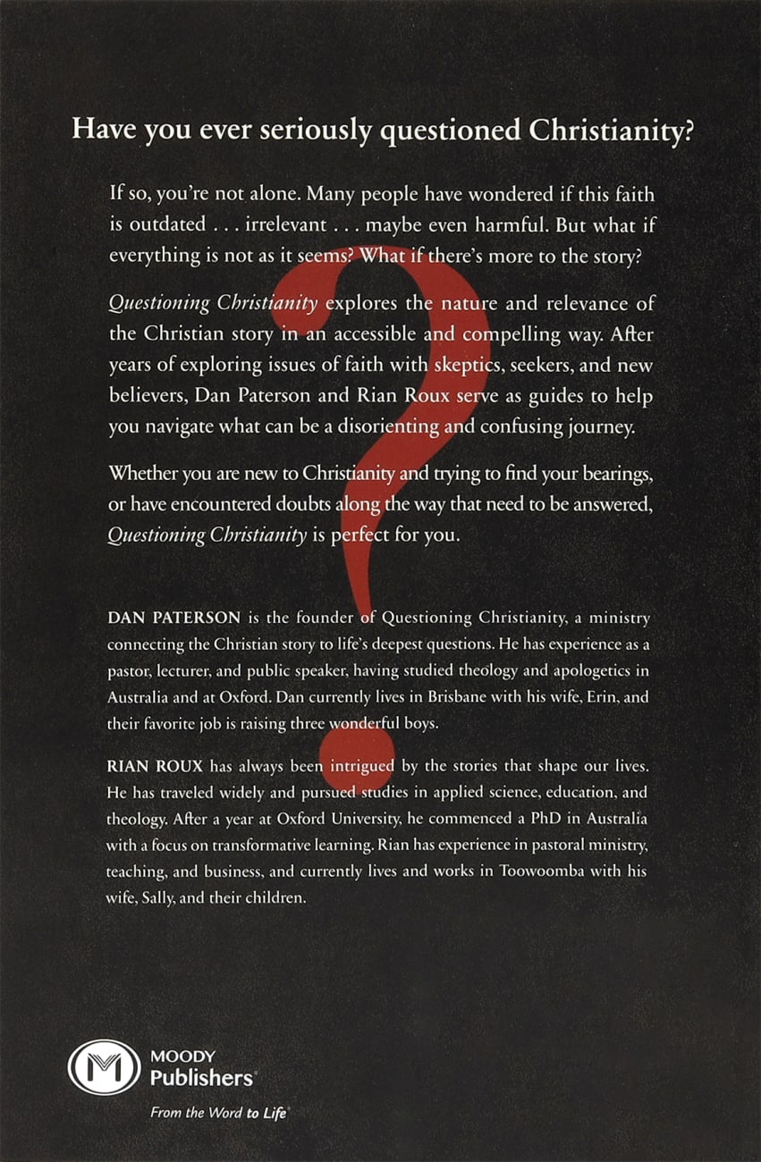 Questioning Christianity by Dan Paterson | Koorong