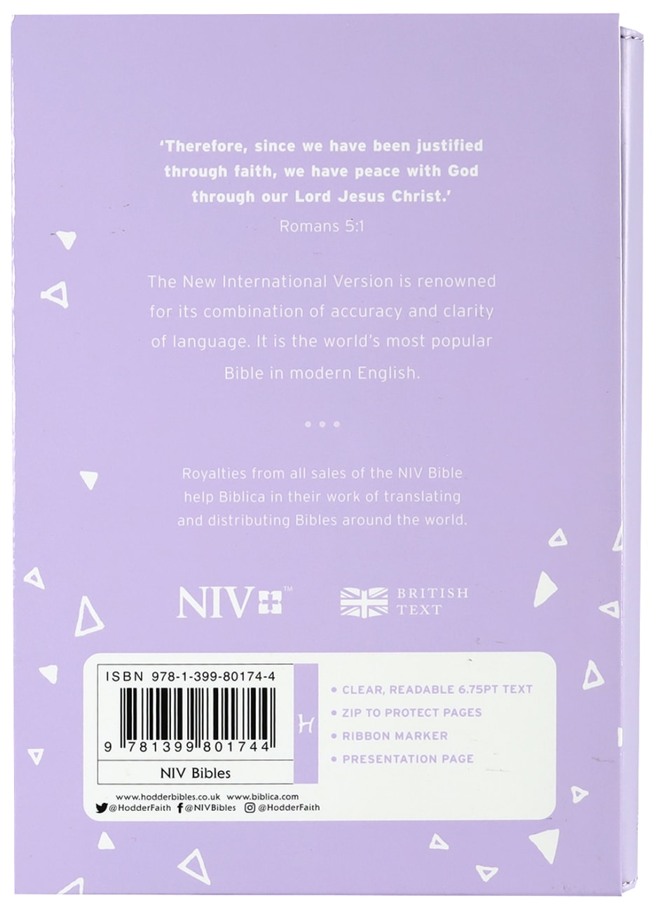 NIV Pocket Bible Lilac Soft-Tone With Zip British Edition by Hodder & Stoughton | Koorong