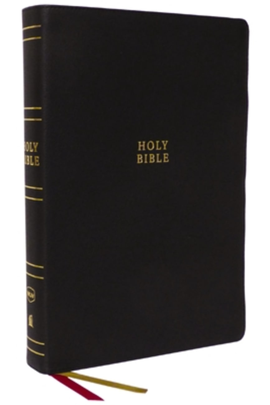 NKJV Holy Bible Super Giant Print Reference Bible Black (Red Letter Edition) by Thomas Nelson ...