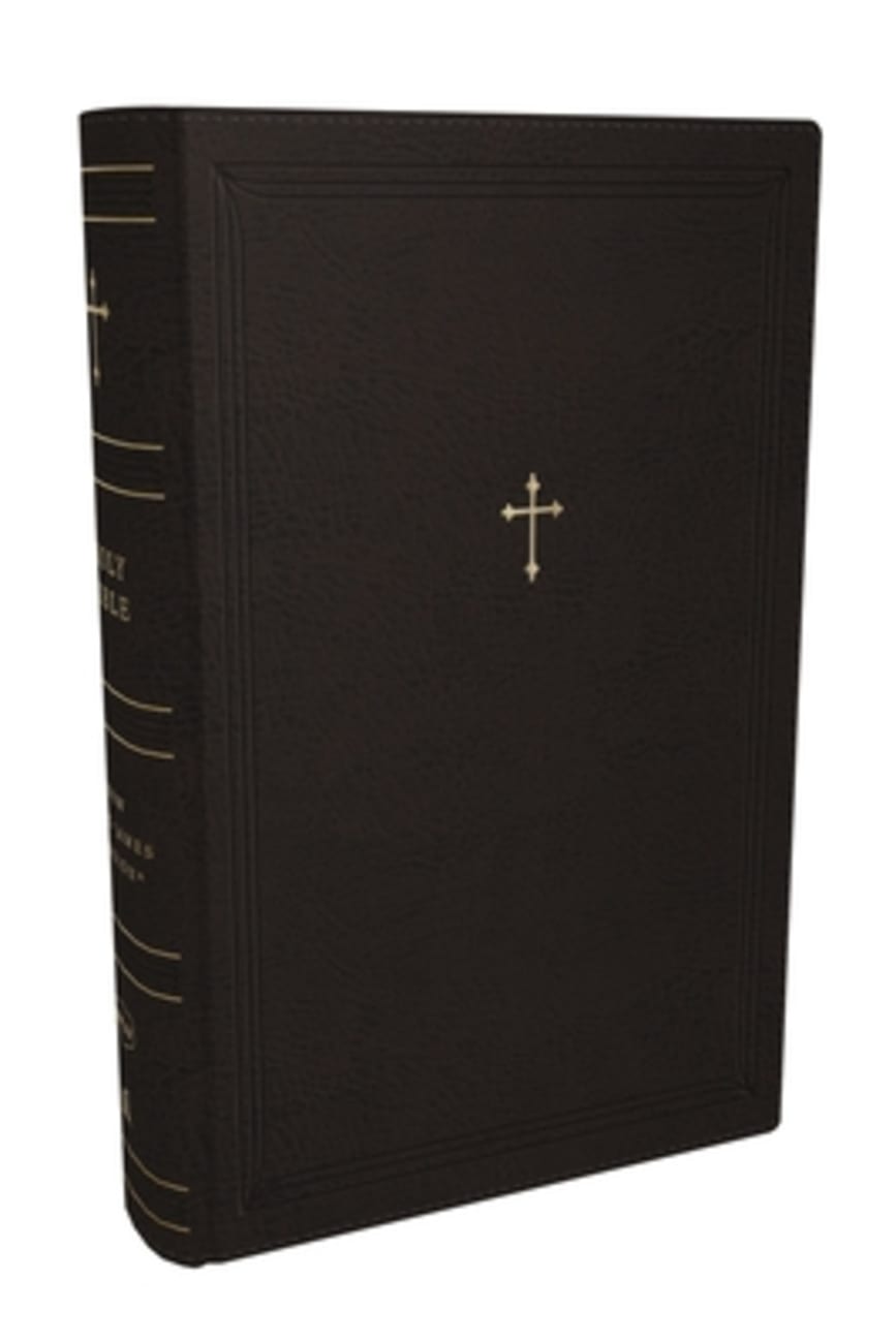 NKJV Compact Paragraph-Style Reference Bible Black With Zipper (Red ...
