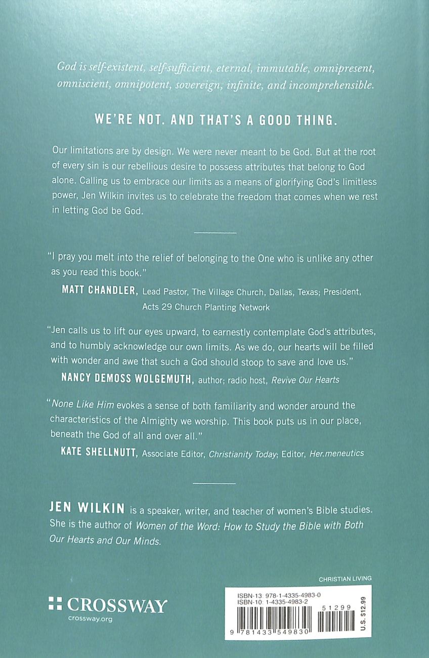 None Like Him by Jen Wilkin | Koorong
