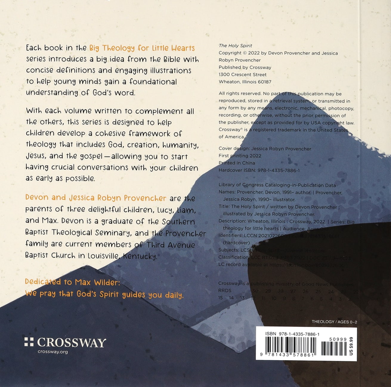 The Holy Spirit (Big Theology For Little Hearts Series) by Devon ...