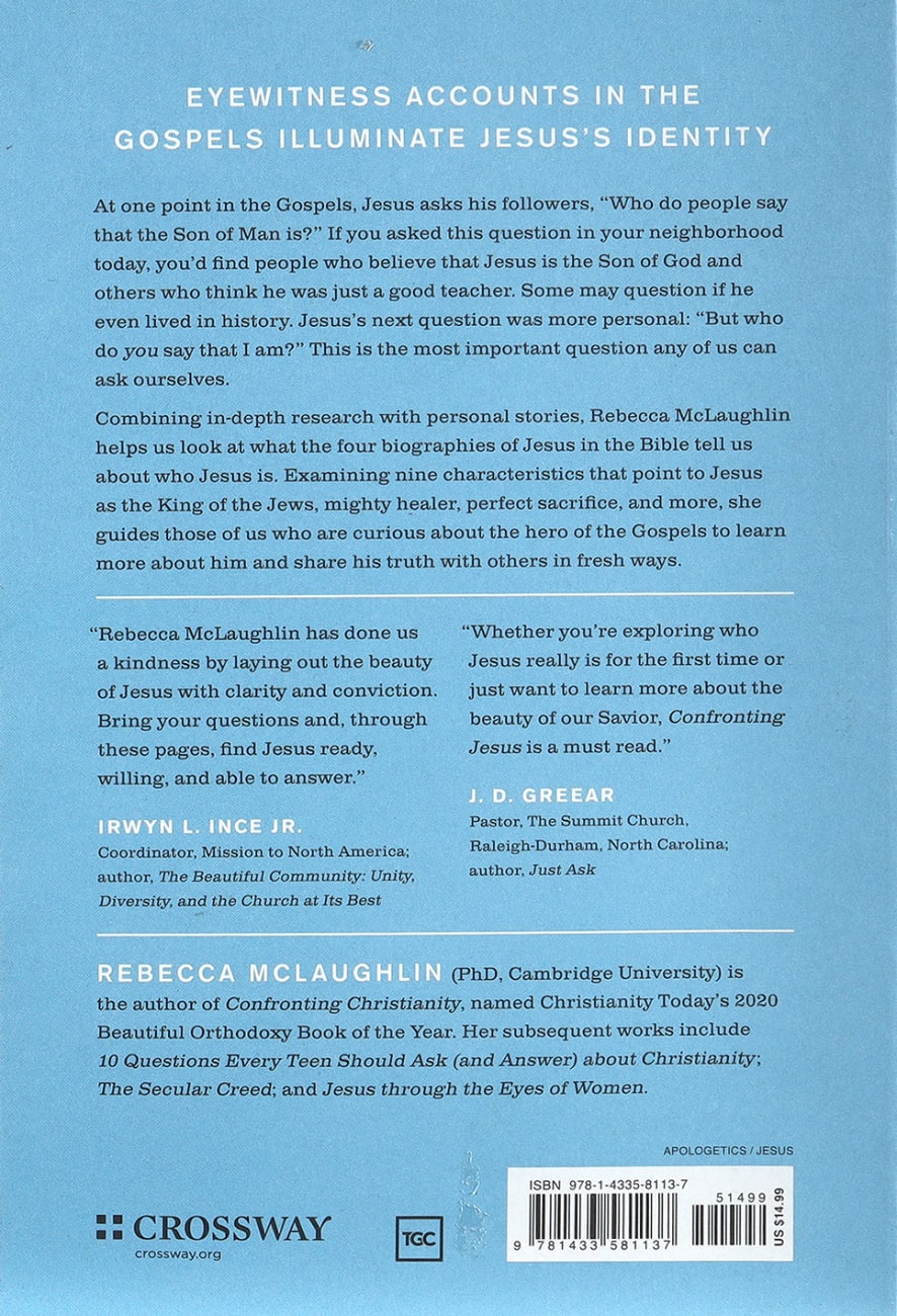 Confronting Jesus by Rebecca Mclaughlin | Koorong