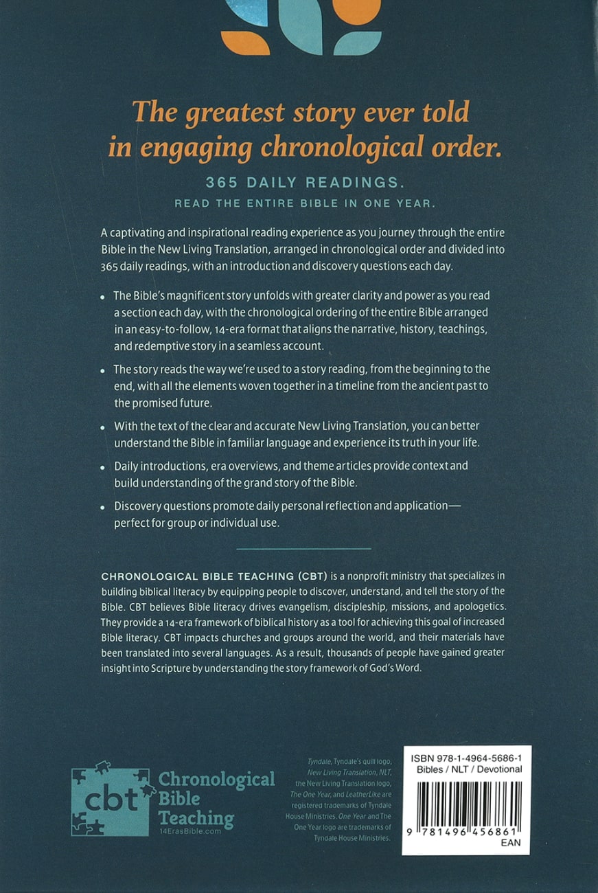 NLT One Year Chronological Study Bible by Tyndale House Publishing ...