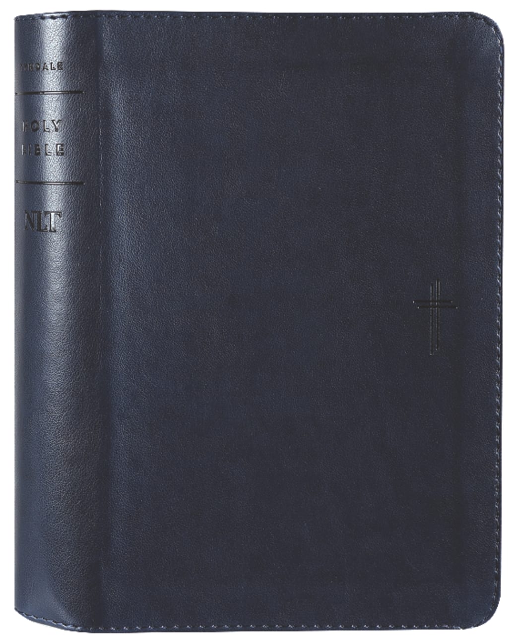 NLT Compact Giant Print Bible Filament Enabled Edition Navy Blue Cross ...