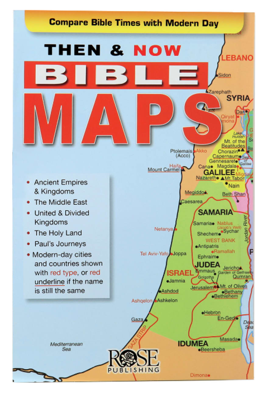 Bible Maps (Then And Now Series) by Rose Publishing | Koorong