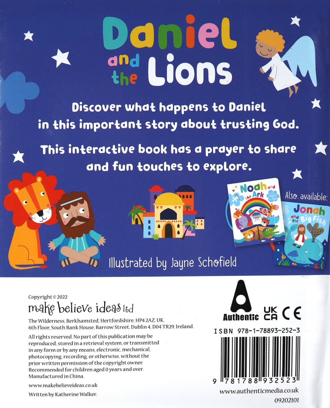 Daniel and the Lions With Touch and Feel by Katherine Walker | Koorong